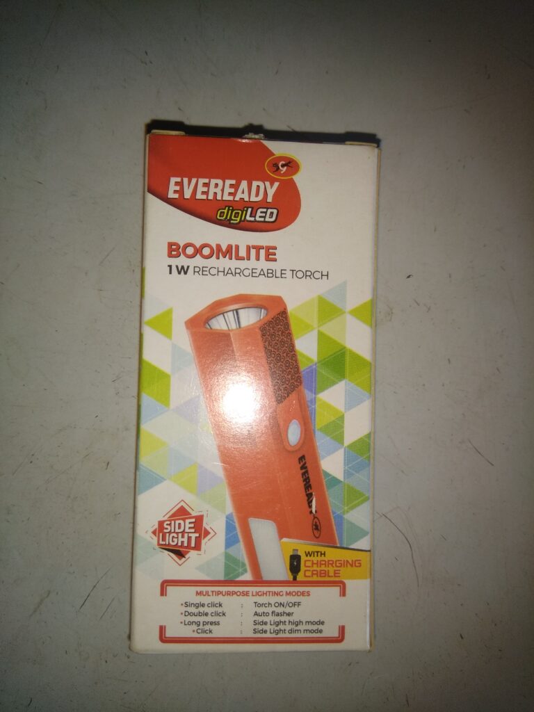 Eveready digi LED 1w Rechargeable torch - SIKAR ONLINE MARKET